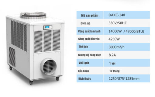 Máy lạnh di động Dorosin AC-140